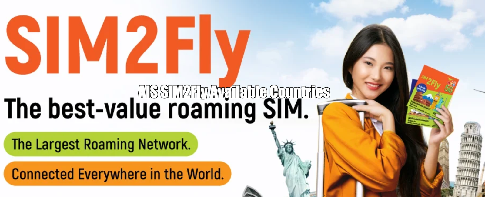AIS SIM2Fly Available Countries (Feb. 2026)